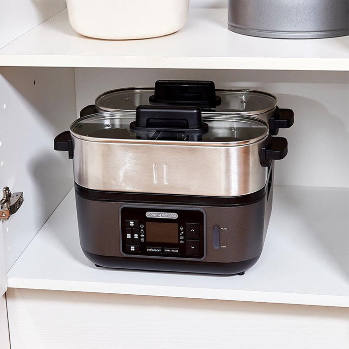 Пароварка электрическая Morphy Richards Intellisteam 470006 мультиварка ...