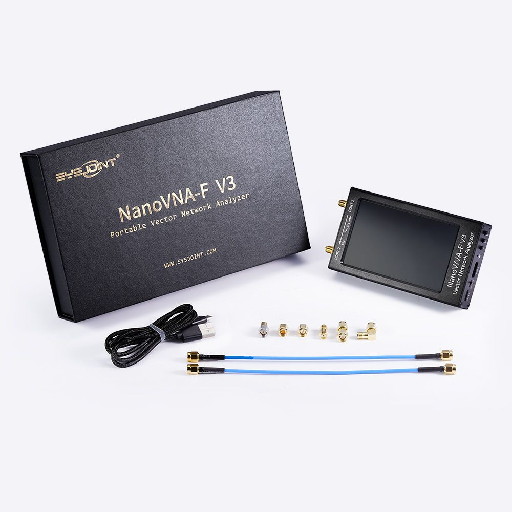 NanoVNA-FV 2 Векторный сетевой анализатор 1МГц-6ГГц 4,3-дюймовый ВЧ УКВ UHF VGA Антенный ...