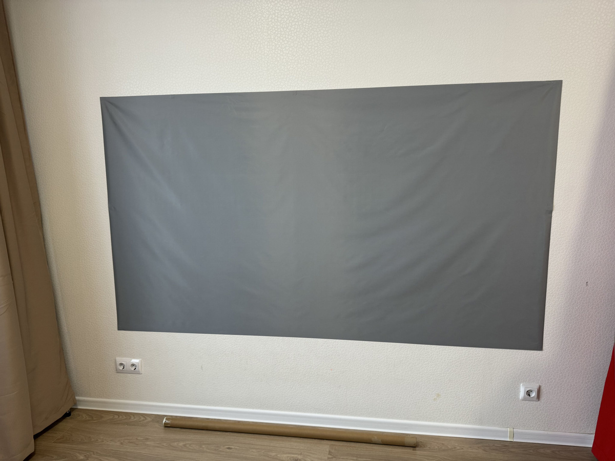 РУЛОННЫЙ 100" светоотражающий экран для проектора Shakachu RGC100 ...