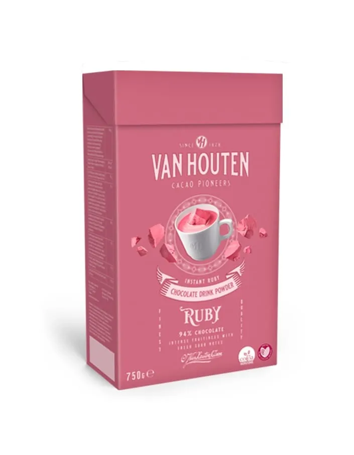 Горячий шоколад Van Houten VH Ruby Chocolate Drink, 0,75 кг - купить с ...