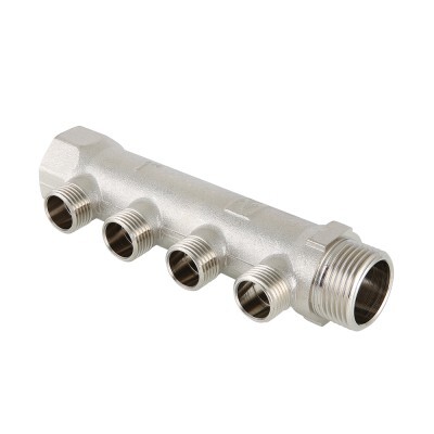 Коллектор с наружной резьбой 3/4", 4 х 1/2" VTc.500.N VALTEC купить на ...