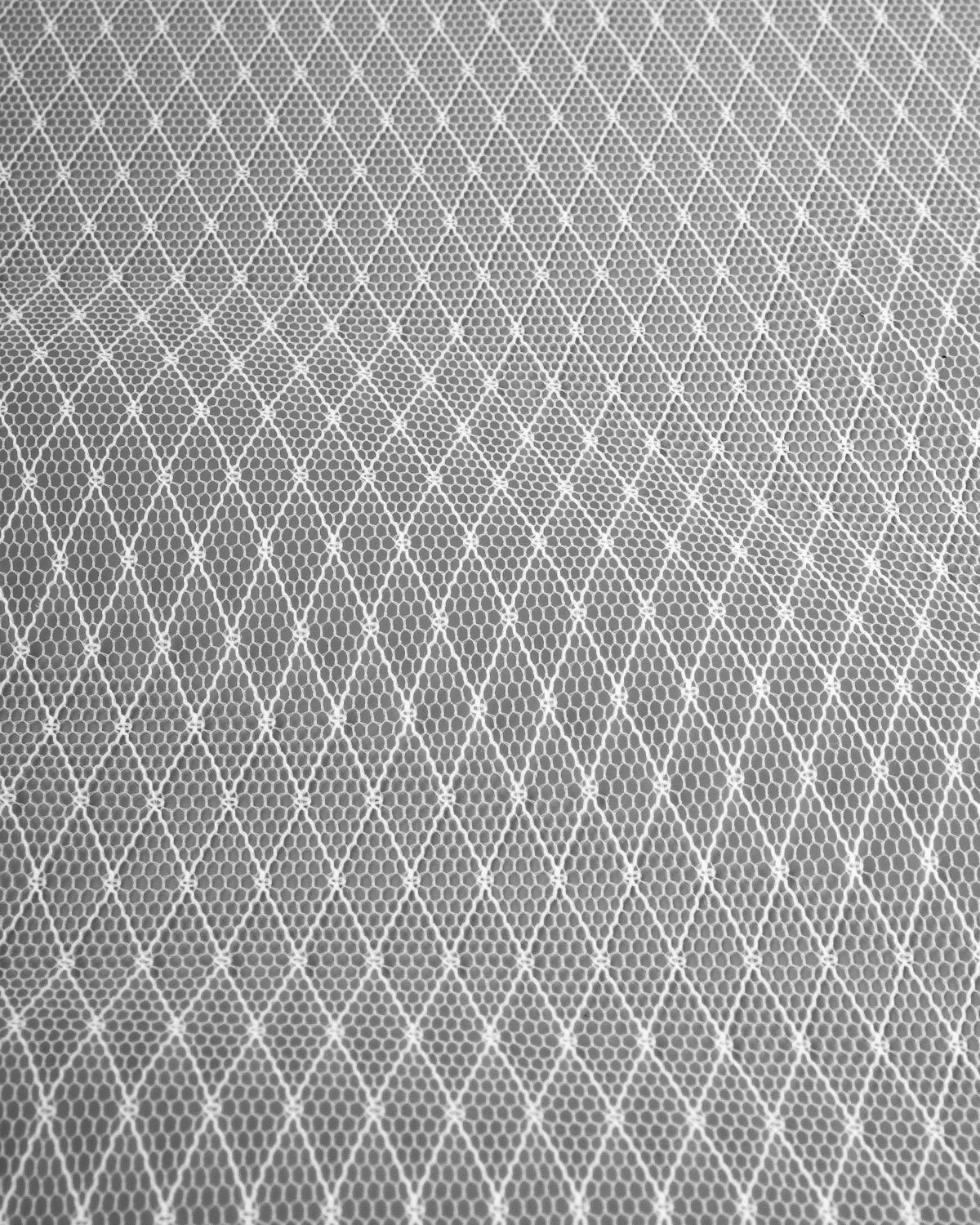 Ткань для шитья и дома Сетка декоративная Ромбы, отрез 1 м*160 см, цвет ...