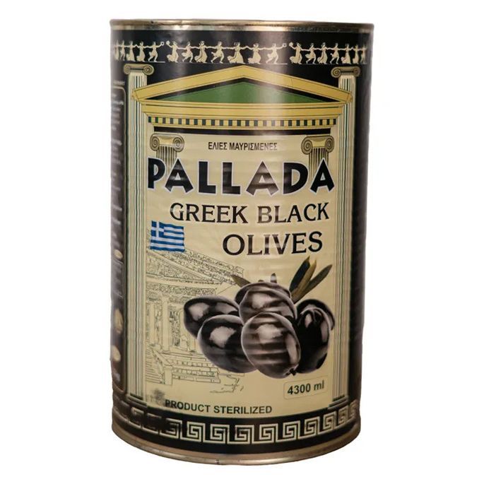 Маслины греческие PALLADA 70-90 с косточкой в рассоле 4500 г - купить с ...
