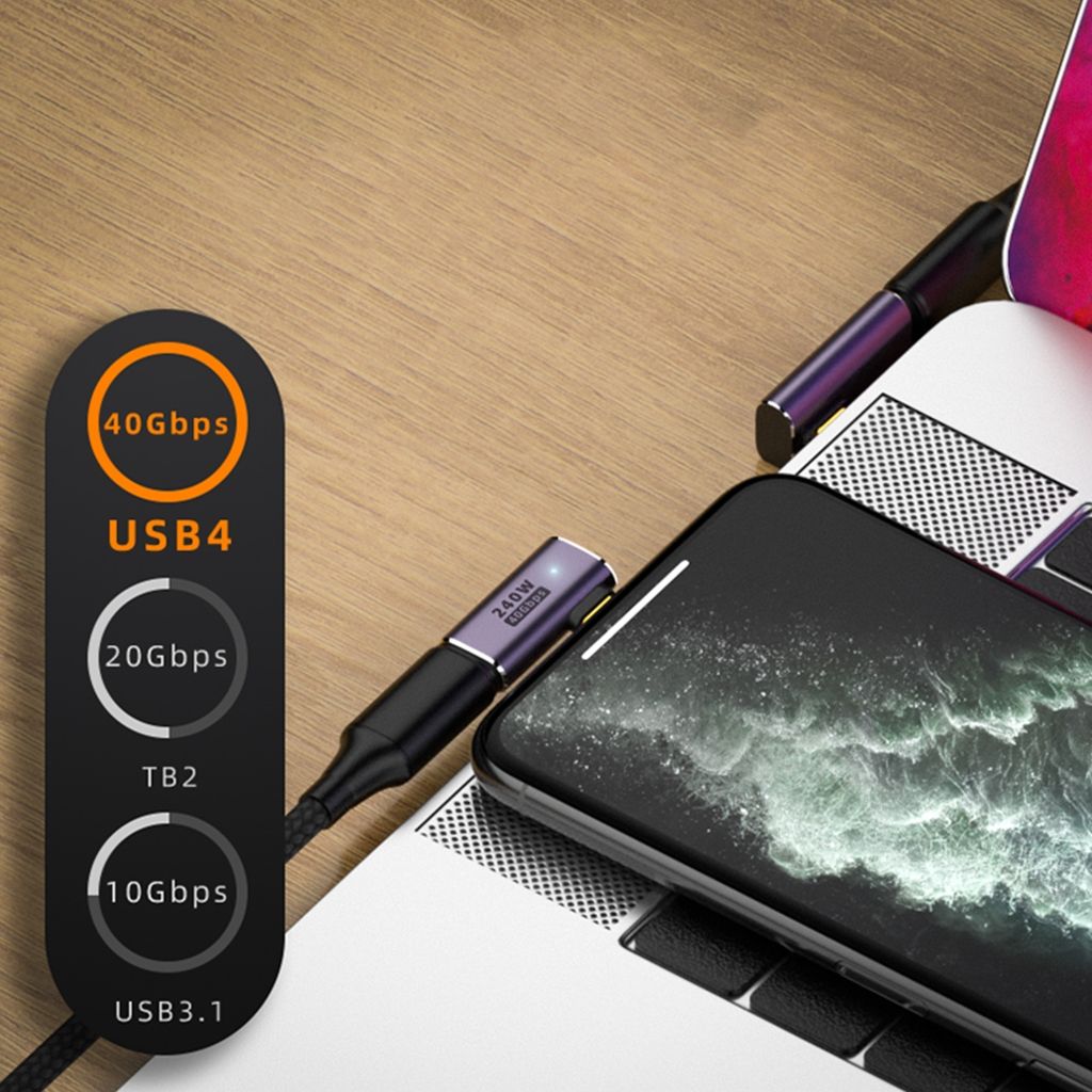 Мультистандартные адаптеры Usb C U образный прямой угловой адаптер типа