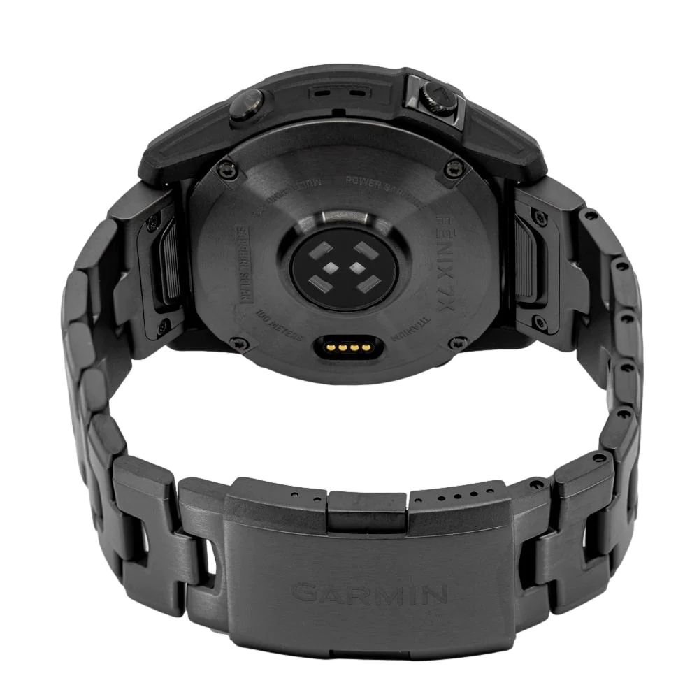 Сменный ремешок Garmin Vented Titanium Bracelet with Carbon Gray DLC ...