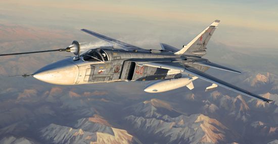 01673 Трумпетер 1:72 Сборная модель самолета SU-24M купить на OZON по ...