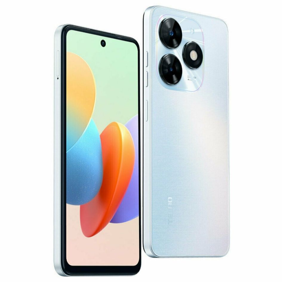 Смартфон Tecno BG6 SPARK Go 2024 128 ГБ 4 ГБ Белый 6.56 IPS ...