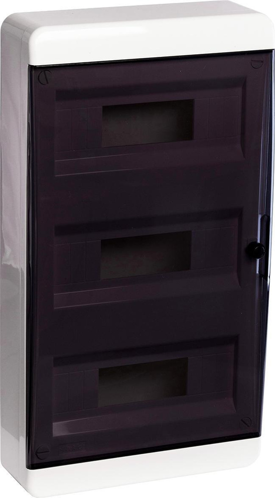 Щит навесной Tekfor (Текфор) BNK 40-36-1 36 модулей прозрачная черная дверца IP41 - купить по ...