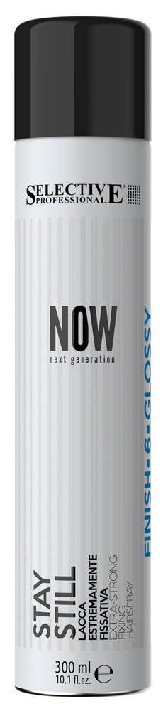 NOW NEXT GENERATION Лак экстра-сильной фиксации STAY STILL 300 мл ...