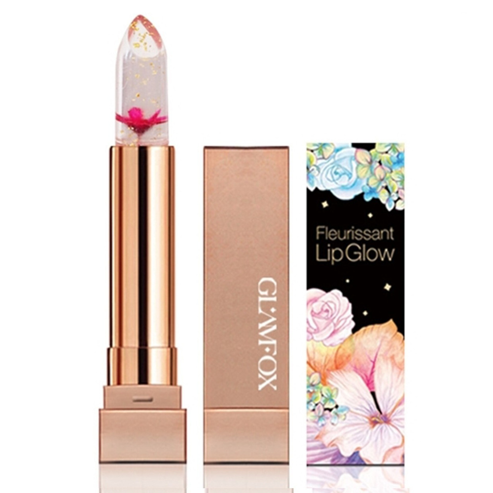 Бальзам-тинт для губ "GLAMFOX Fleurissant Lip Glow №4 Rose Flower" 3,6 ...