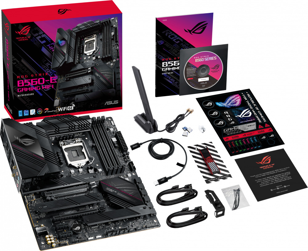 Материнская плата ASUS ROG STRIX B560-E GAMING WIFI купить по низкой ...