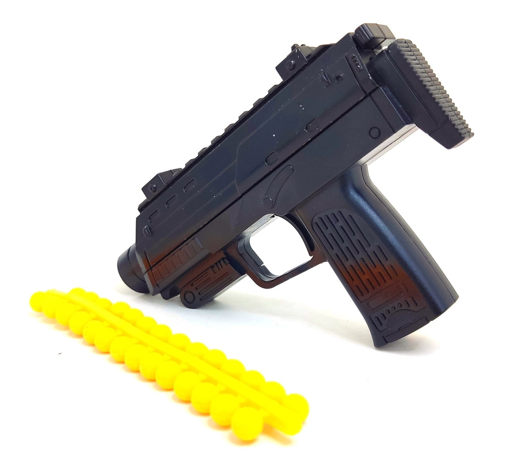 Пистолет-пулемёт Uzi Детское оружие с пульками Gun Pistol Model 11 см ...