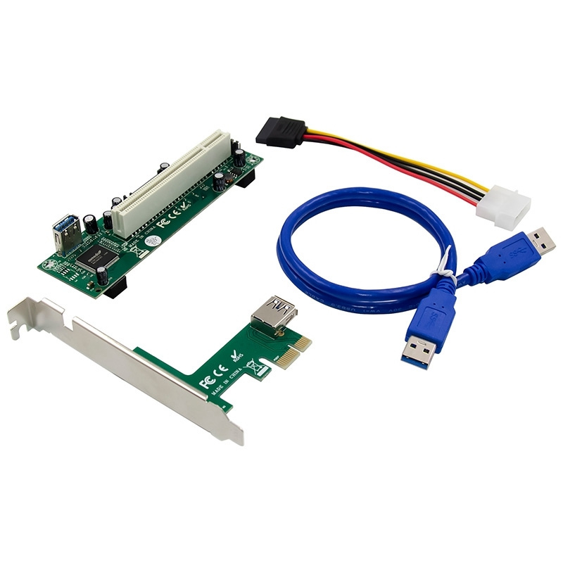 Карта адаптера PCI-Express to PCI Расширение слота PCIe Pci - купить с ...