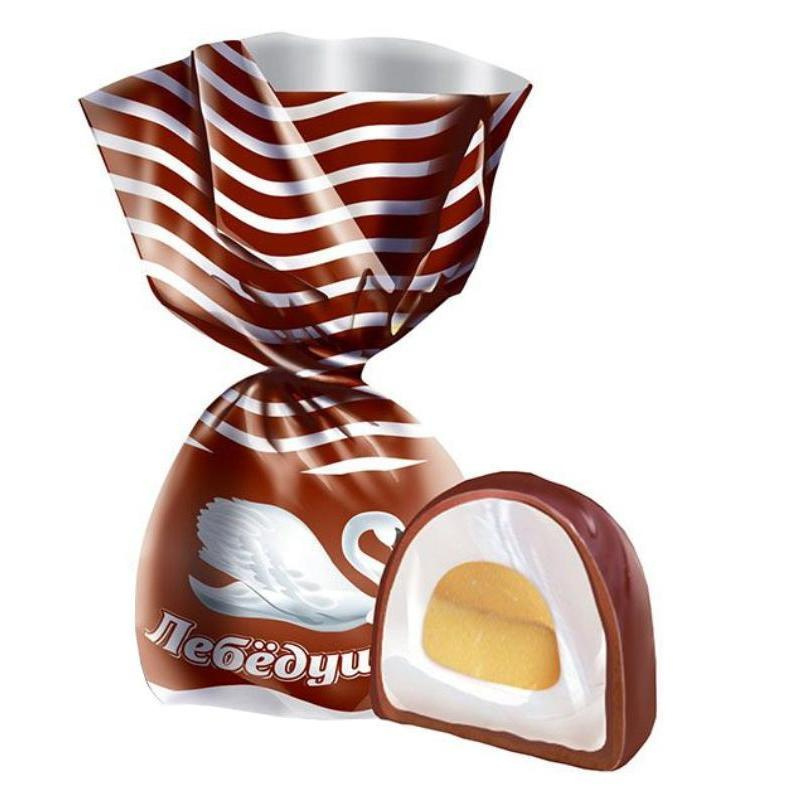 Конфеты Лебедушка с начинкой мягкий ирис 250г - купить с доставкой по ...