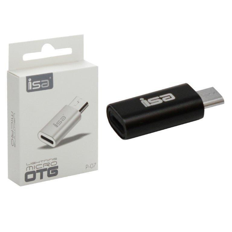 Кабель microUSB, Apple Lightning Переходник Micro USB на Lightning P-07 ...