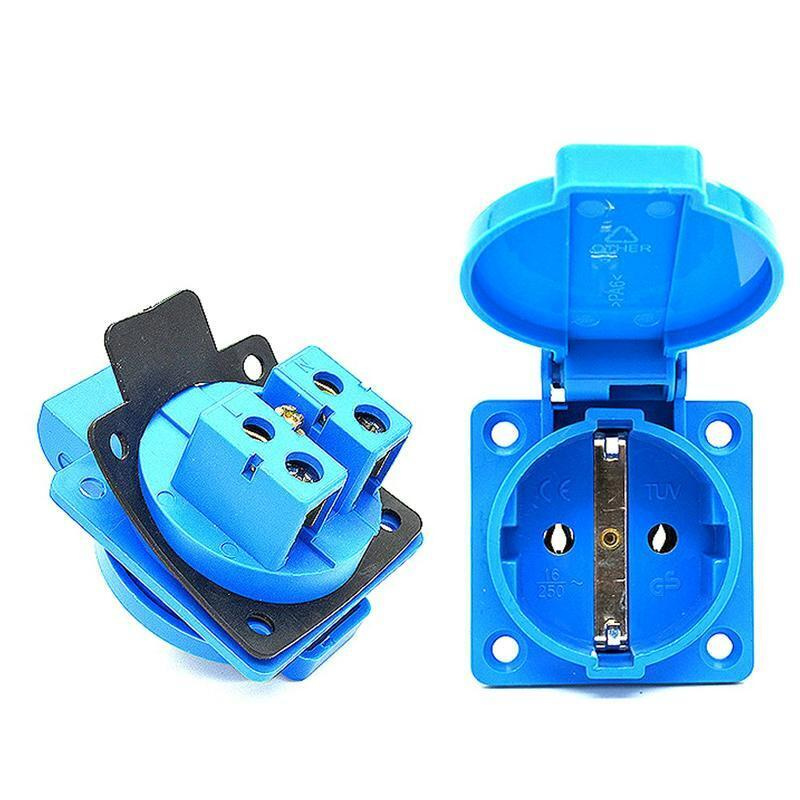 Розетка UNITED PARTS 220В, 16А, IP44, 1Ф - купить по выгодной цене в ...