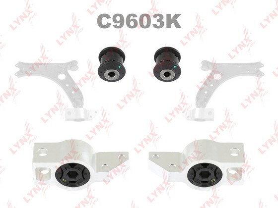 Lynx C9603K Комплект сайлентблоков рычагов подвески перед (содержит C8018, C8019, C8020 ...