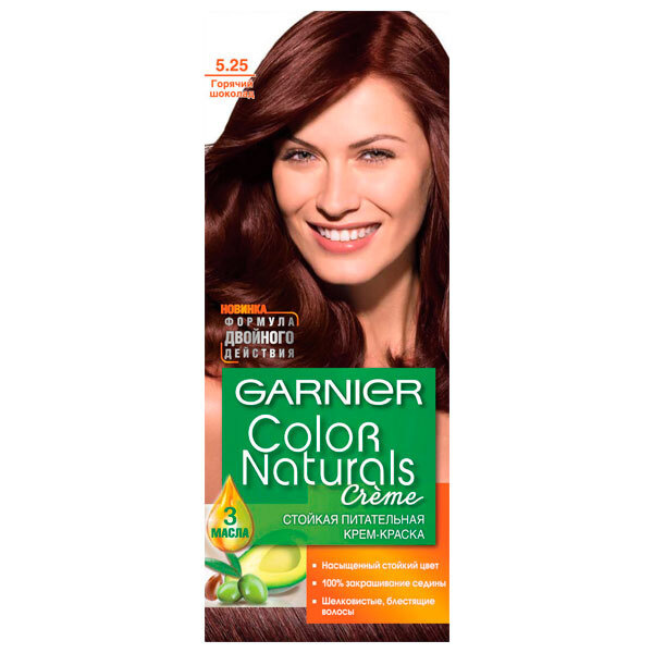 GARNIER Краска для волос Color Naturals 5.25 Горячий шоколад 110 мл ...
