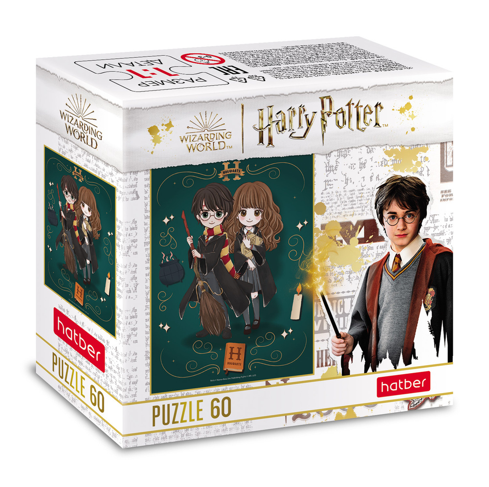 Пазл Hatber 60 элементов 165х230мм -Гарри Поттер- купить на OZON по низкой цене (569064736)