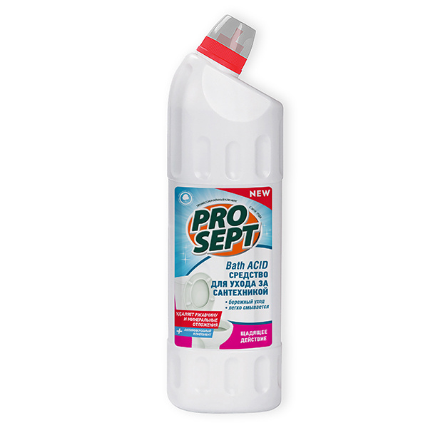 Средство щадящего действия для удаления ржавчины и минеральных отложений ( Bath Acid 1 л ...