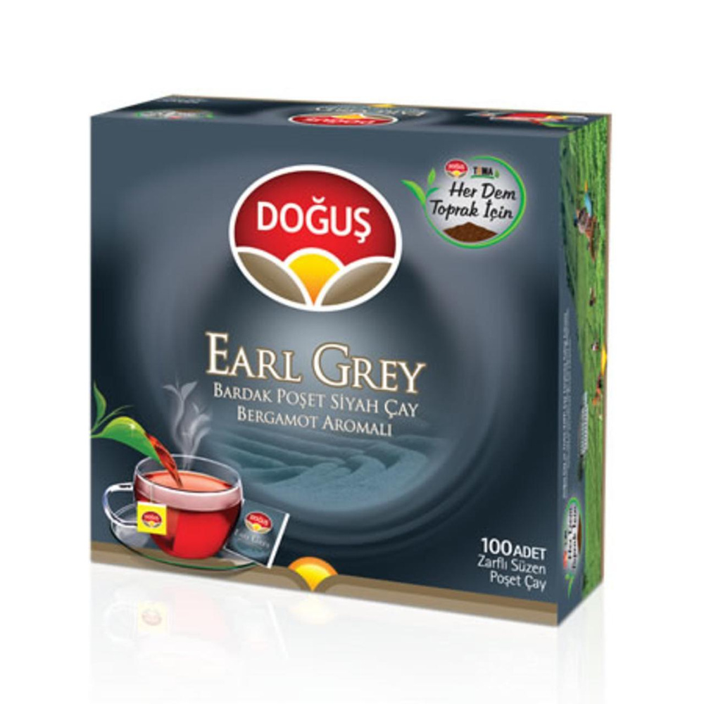 Турецкий черный чай в пакетиках Earl Grey 100 пакетиков - купить с ...