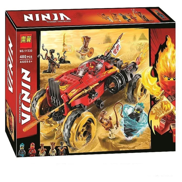 Конструктор Ниндзяго Ninjago Внедорожник Катана совместим с Лего и аналогами Lego Ллойд