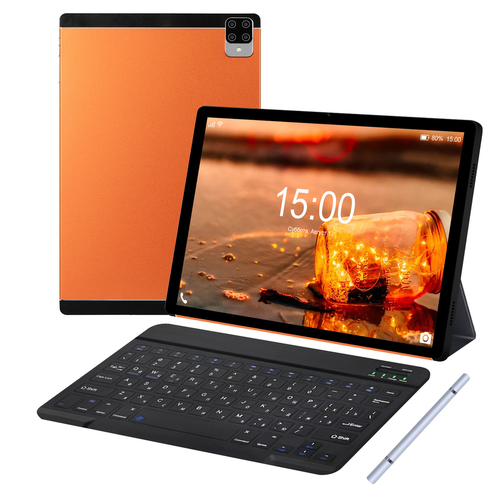 Купить планшет CJY Кожаный чехол-держатель в деловом стиле, Bluetooth ...