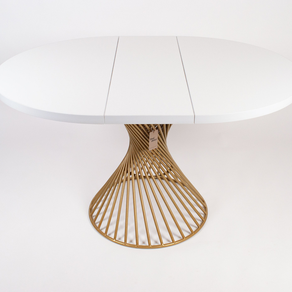 Стол обеденный Steel dekor Раздвижной Раздвижное торнадо, 100х100х75 см ...