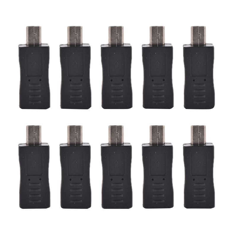 10 шт. переходник Micro USB мама на USB папа 5P для телефонных кабелей ...