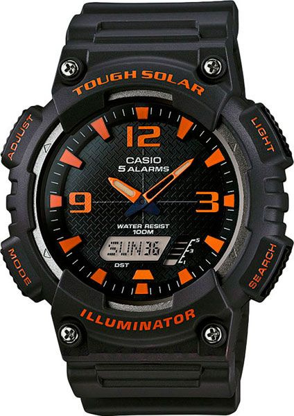 Мужские японские часы Casio Collection AQ-S810W-8A на солнечной батарее ...