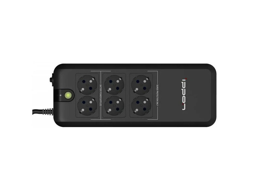 ИБП Резервный (Back UPS) Ippon, 600 В·А купить по выгодной цене в ...