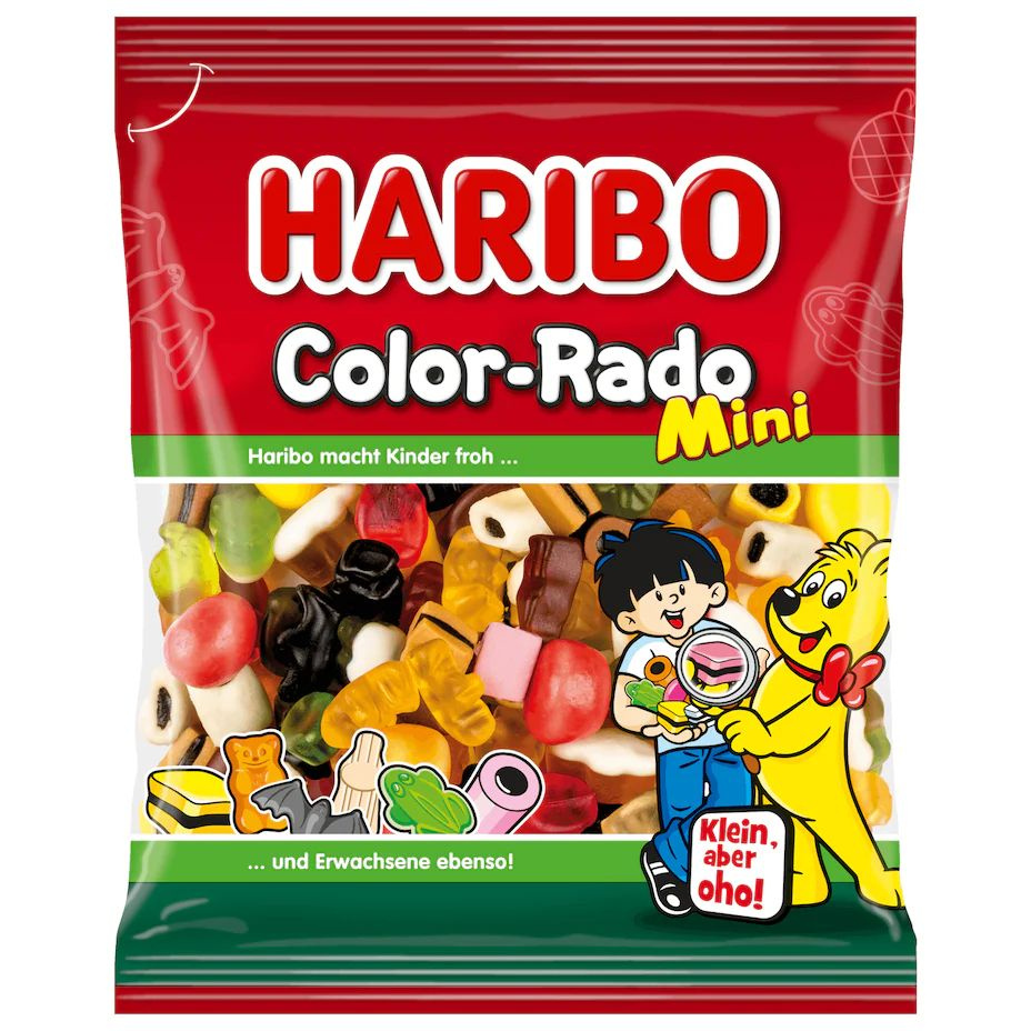Жевательный мармелад Haribo Color-Rado mini 1 уп. 160 гр. - купить с ...