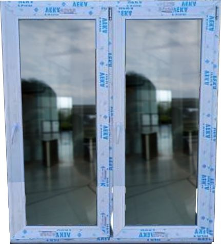 Пластиковые Окна 1630(в) х 1600(ш) Новые готовые VEKA, с поворотно ...