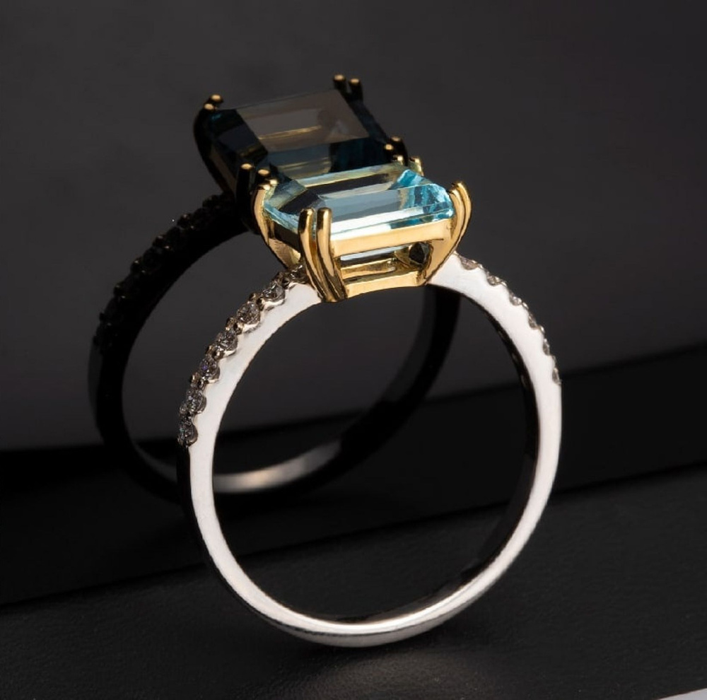 УРУУ Кольцо Золото желтое 750 пробы - купить с доставкой по выгодным ...