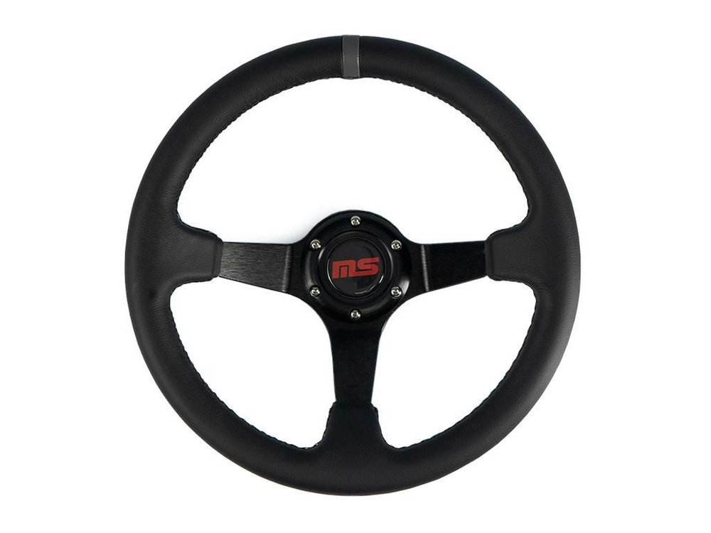 Руль MaxSim WRC, спортивный, кожа, 320 мм, вылет 90 мм купить на OZON по низкой цене (1775049261)