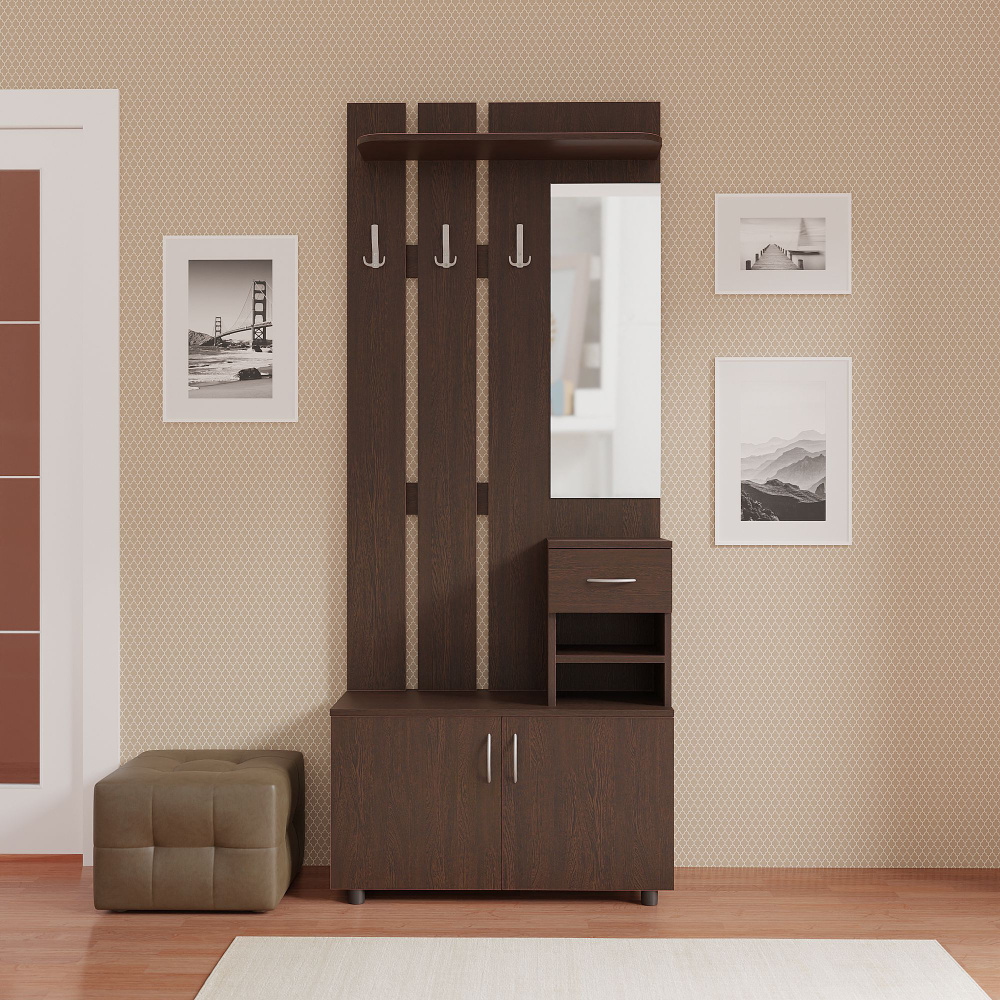 Комплект прихожей NISON КП-1_Вешалка Линум Венге - купить по выгодной ...