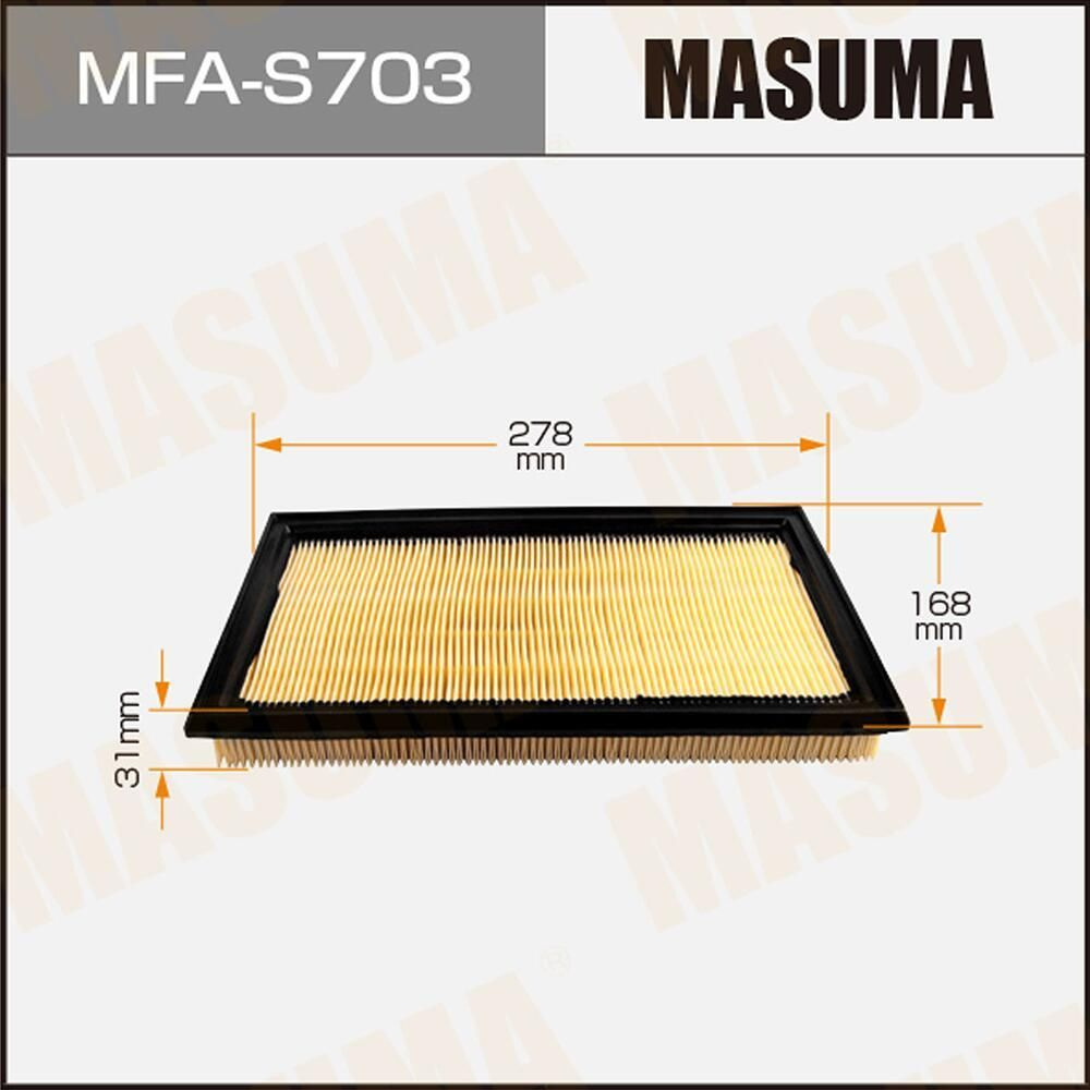 Фильтр воздушный Masuma 2-MFA-S703 - купить по выгодным ценам в ...