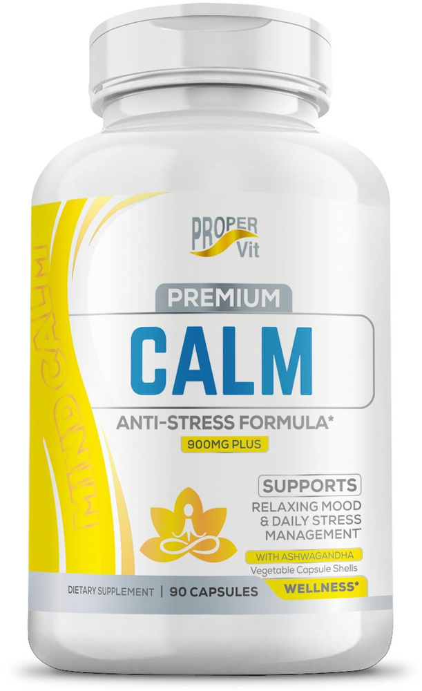 proper vit calm 900mg антистресс формула 90 капсул - купить с доставкой ...