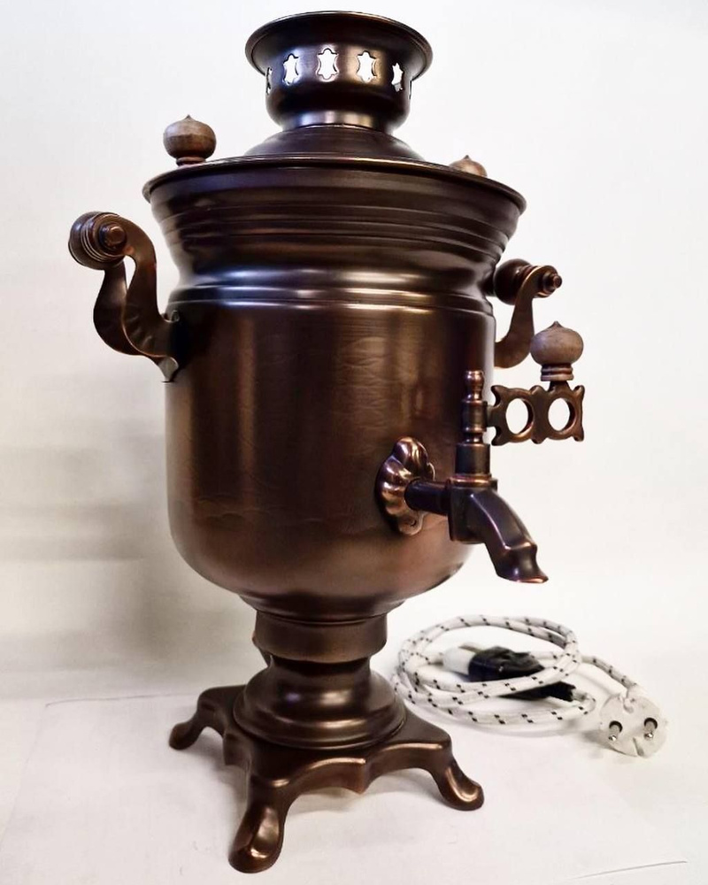 Купить электрический чайник электрический "банка" 3 литра бурая патина ...