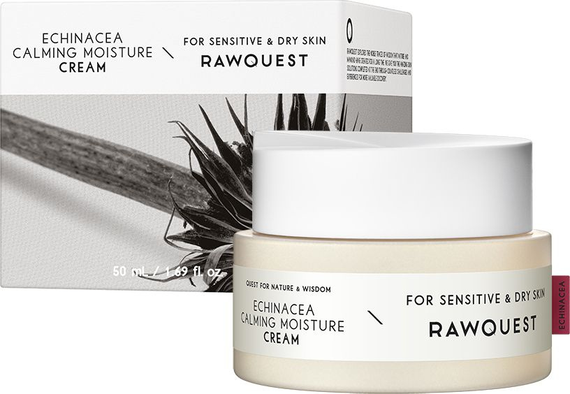 RAWQUEST / Равквест Echinacea Calming Moisture Cream Крем для лица увлажняющий для любого типа ...