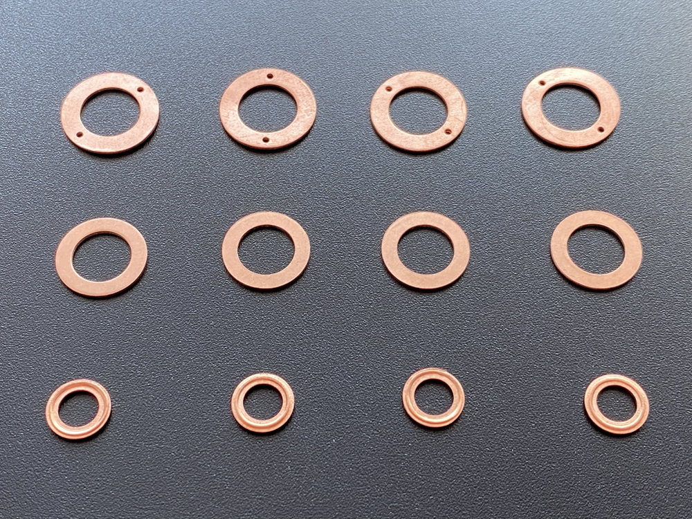 Комплект колечек топливной форсунки на 4 штуки NISSAN TERANO TD27 ...