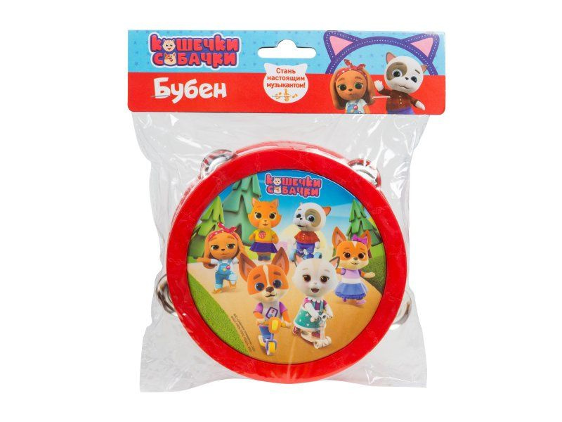 Игрушка Кошечки Собачки Бубен - купить с доставкой по выгодным ценам в ...