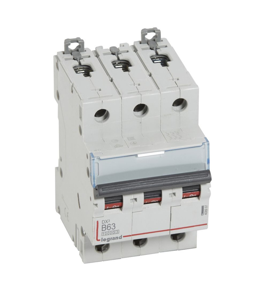 Купить 408997 DX3 Автоматический выключатель 3-полюсный B63A 16kA (хар ...