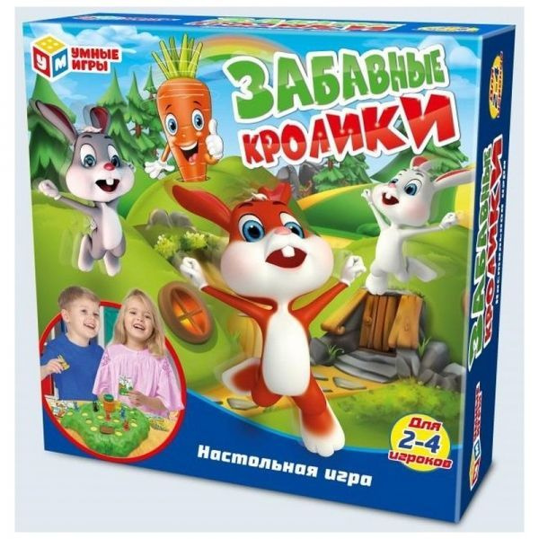 Настольная игра для детей Забавные кролики Умные игры - купить с ...