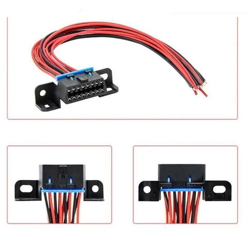 Тестер автомобильный Диагностический разъем Розетка OBD2 16-pin "Мама ...