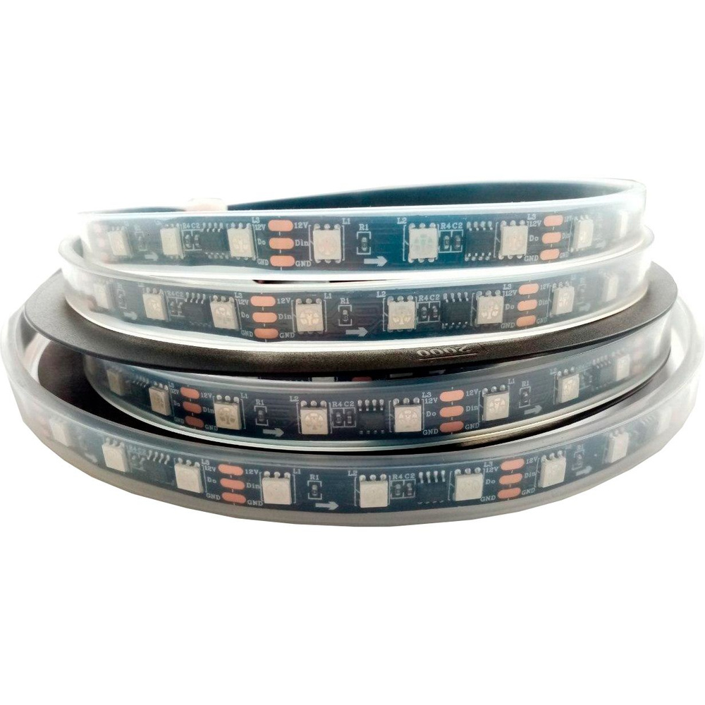 Адресная лента WS2811 60 led ip67 4 м. купить на OZON по низкой цене ...