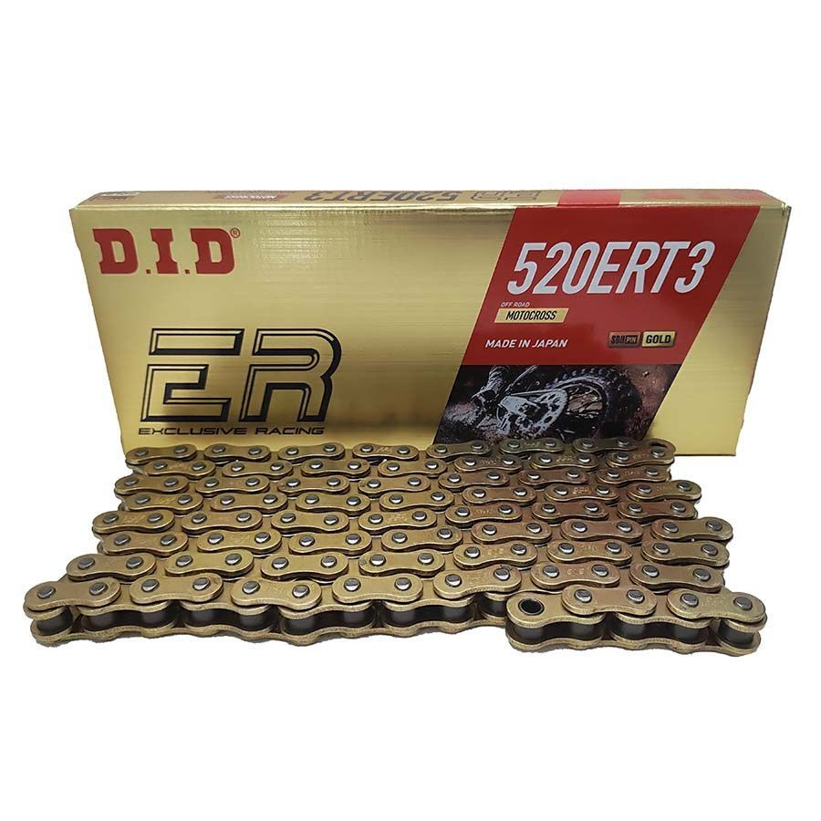 Цепь DID 520ERT3 G&G золотая 124 - купить по низким ценам в интернет ...