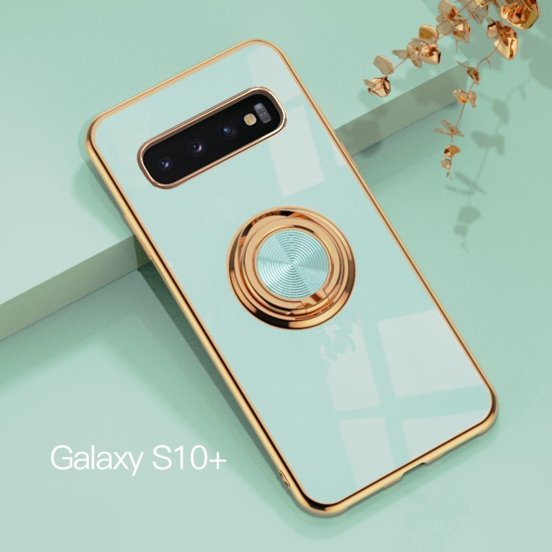 Гальванический чехол для Samsung Galaxy S10 Plus с Кольцо Держатель ...