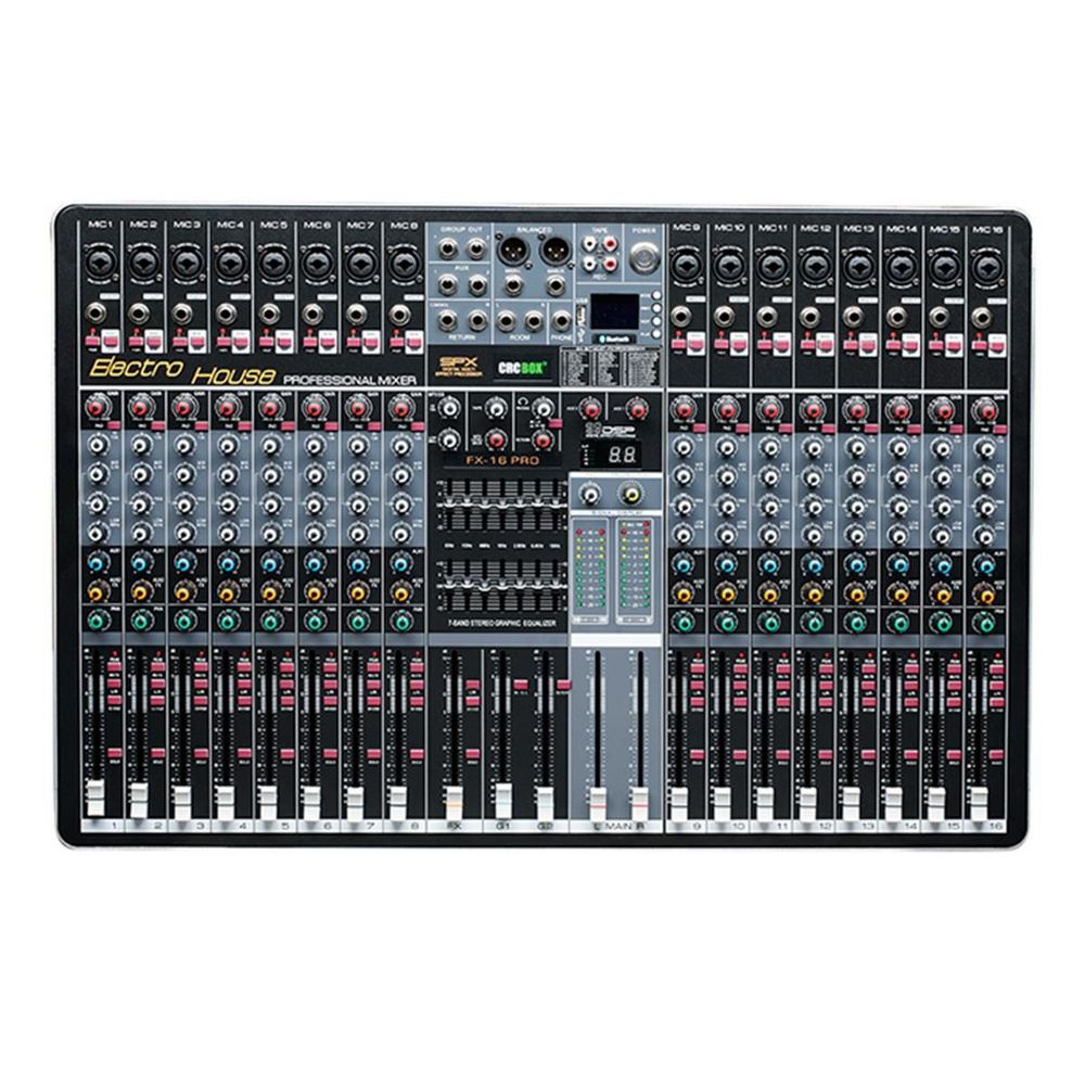 CRCBOX FX-16 PRO Аналоговый микшер - купить с доставкой по выгодным ценам в интернет-магазине ...