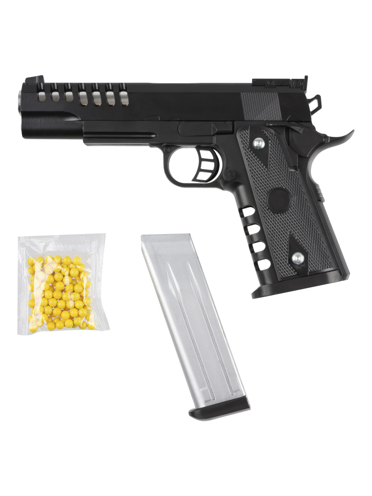 Игрушечное оружие, пистолет с металлическими элементами, детский ...